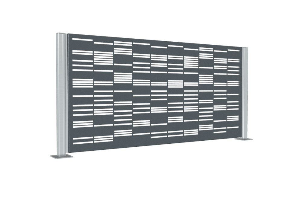 Hliníkové plotové pole MATRIX | Zámečnictví Pluhař